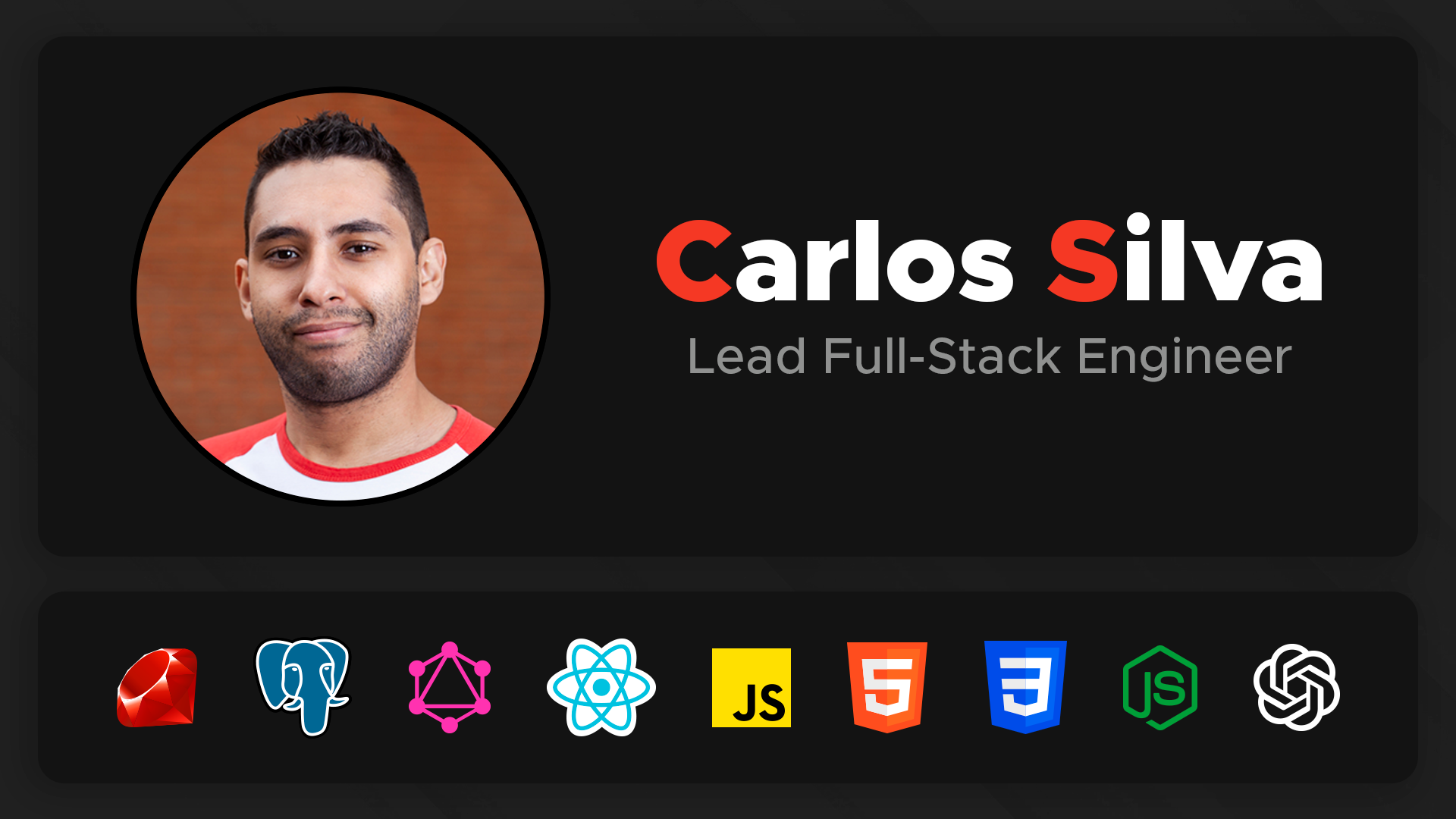 Carlos Silva | Passionate software developer with vast experience in web development. Solving ...